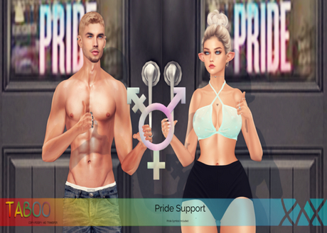 Second Life Marketplace - Taboo - Pride Support - [HUD]